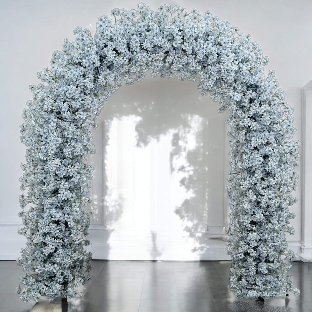 RoseyTime Blue Flower Arch For Wedding n-shape Round Arch